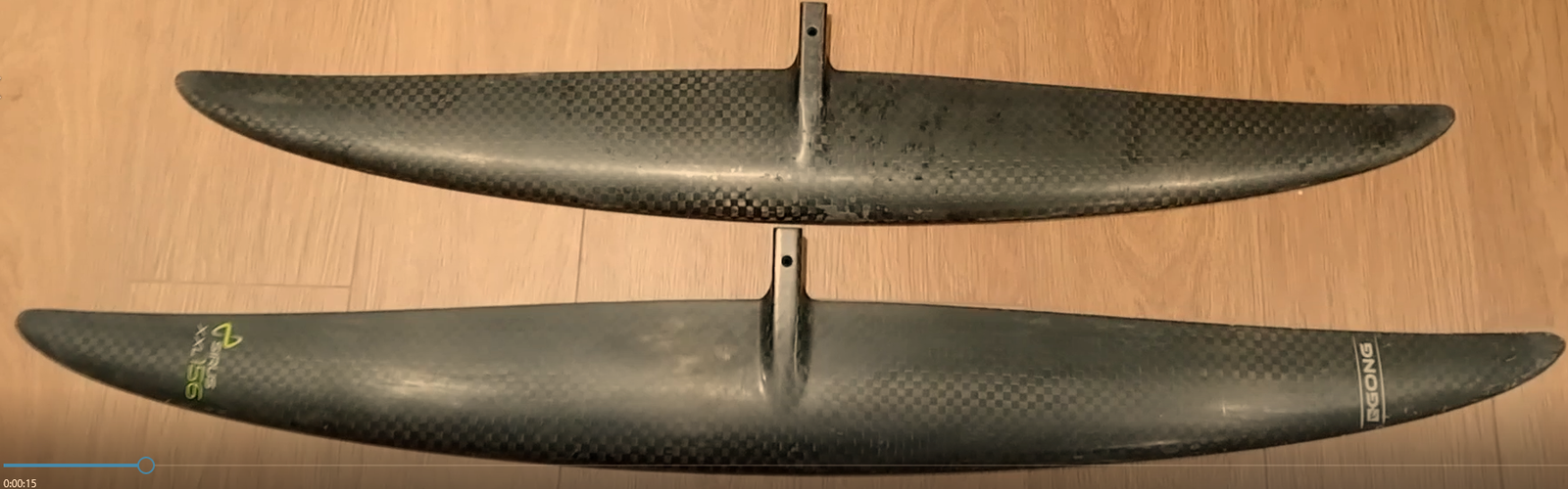 Comparativa de alas de foil - Gong sirus L vs sirus XL vs Sirus XXL ...